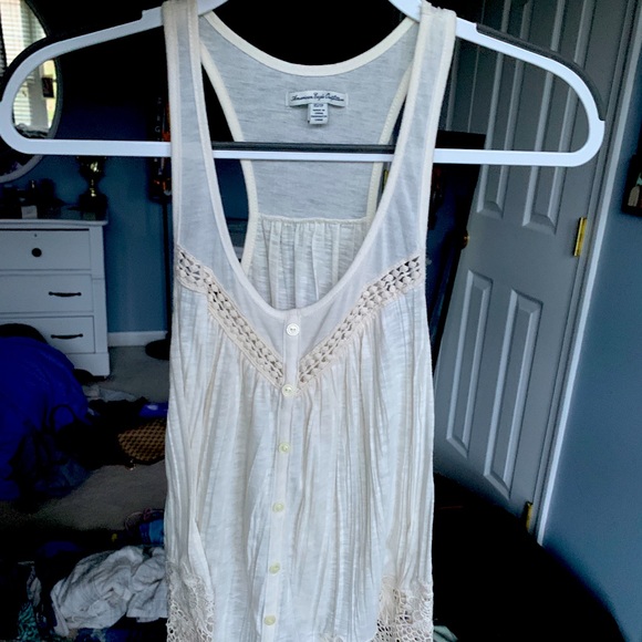 American Eagle Outfitters | Tops | Cream Colored Tank | Poshmark
